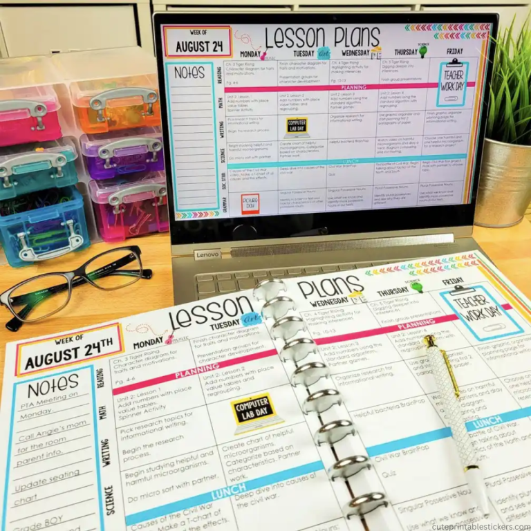 Teacher Planner For 2025 – 2026 – Free Printable ...
